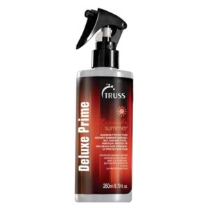 truss deluxe prime summer hair treatment - protection against summer hair damage caused by the sun, ocean and pool - repairs, protects, & seals hair stands while adding intense shine (8.79oz)