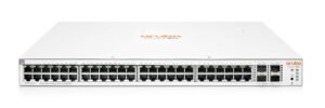 aruba instant on 1930 52p gb ethernet 48xge poe (370w), 4x 1g/10g sfp+, l2+ smart switch eu europe cord (jl686a#abb)