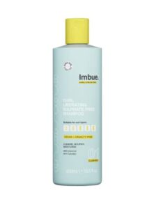 imbue curl liberating sulfate free shampoo for wavy and curly tresses - enhances curls, fights frizz and dryness | 13.5 fl oz, curly girl compliant & vegan formula