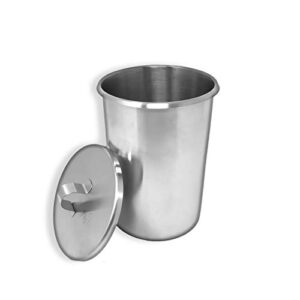 edu-labs stainless steel beaker cover – lid for 2.125 qt ingredient beaker