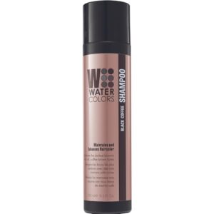 watercolors semi permanent color depositing shampoo. sulfate & paraben free to maintain & enhance hair color 8 fl oz - black coffee