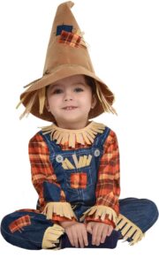 tiny scarecrow costume kit - baby 12-24 months, multicolor - 1 set