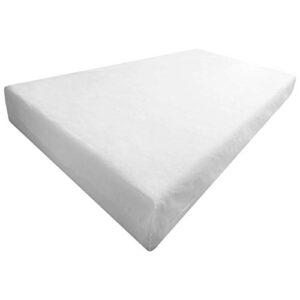 prolinemax crib size 52x28x6 outdoor foam daybed mattress high density 1.8 pcf medium firm