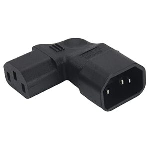 fielect iec320 male c14 to female c13 power socket adapter ac110-250v 16a c14 to c13 plug adapter, 1pcs wa-0143