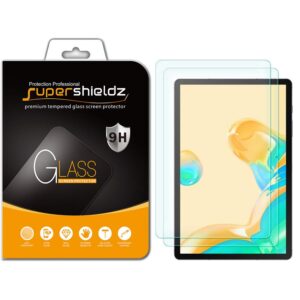 supershieldz (2 pack) designed for samsung galaxy tab s8 plus/galaxy tab s7 fe/galaxy tab s7 plus (12.4 inch) screen protector, [tempered glass] anti scratch, bubble free