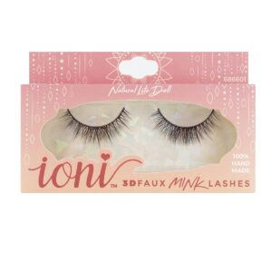 ioni 3d faux mink lashes natural lite doll 686601