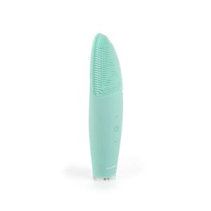 hapilin® thermal facial brush - facial massager with gentle pulsations - 7 speeds - waterproof - 2 sides - silicone micro fingers and soft-touch points