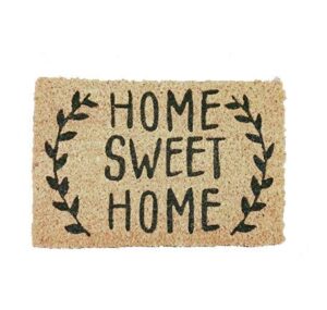 n&m products children's sized door mat for play house - kids size floor mat (home sweet home)