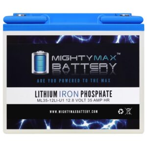 mighty max battery 12v 35ah u1 lithium replacement battery for apollo 1500/1600 swing gate operator