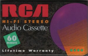 rca hi-fi audio cassette 60 minute