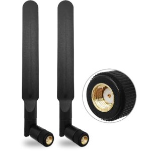 4g lte antenna rp-sma male 9dbi 700-2700mhz 3g/4g/lte universal wide band omni directional paddle antennas for router mobile hotspot wireless home phone