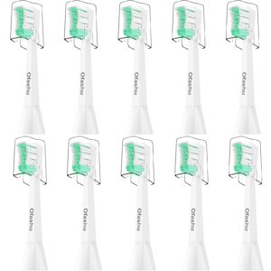 ofashu electric toothbrush replacement heads for philips sonicare protectiveclean diamondclean hx9023, 10 pack