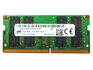 laptop memory module mta16atf2g64hz-2g3e1 compatible replacement spare part for micron mta16atf2g64hz 16gb 2rx8 ddr4 so-dimm pc4-19200 2400mhz 260-pin non-ecc cl17 1.2v