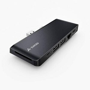 juiced systems ziphub | surface pro 7 multiport adapter | usb 3.0 | ethernet | sd memory | usb-c data (ziphub)