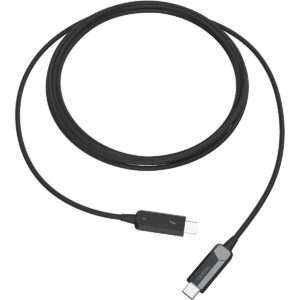 optical cables by corning thunderbolt 3 usb type-c male optical cable, 50m