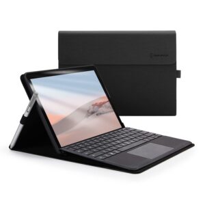 omnpak protective case for surface go 4 2023/go 3 2021/go 2 2020/go 2018 with stylus holder, multiple angle slim lightweight cover, compatible with type cover keyboard（keyboard not included）