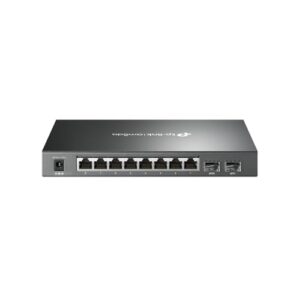 tp-link tl-sg2210p v3 jetstream 8-port gigabit smart poe+ switch with 2 sfp slots (supports 8 gigabit poe ports, 58w budget, fanless)