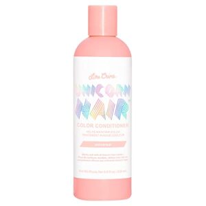 lime crime unicorn hair color conditioner, universal for all hair dyes & tints - color-depositing & revitalizing shampoo to boost shine - conditions without stripping & protects color-treated hair