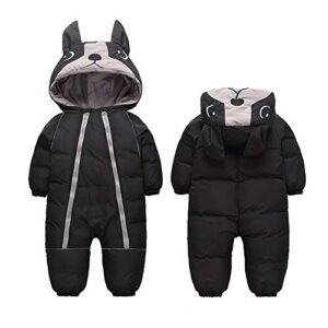 allaibb toddler baby boy girl winter snowsuit coat thick outwear warm hood snow suit jumpsuit