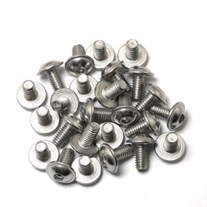 pzrt 25pcs stainless steel 304 round head screws hexagon hex socket button head screw bolt m4x8