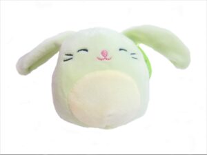 squishmallows easter plush 3.5" clip-on stuffed animal for backpack or diaper isabella