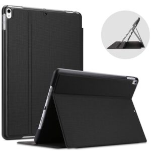 procase cover for ipad air 3 10.5" 2019 / ipad pro 10.5 2017 case, slim stand protective folio case smart cover for ipad air 10.5" (3rd gen) 2019 / ipad pro 10.5" 2017-black