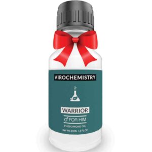 virochemistry pheromones for men pheromone cologne oil (warrior) - bold, extra strength human pheromones formula – 15ml concentrate [human grade pheromones to attract women]