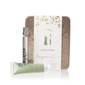 thymes fragrance duo - contains petite hand cream & perfume spray pen - eucalyptus