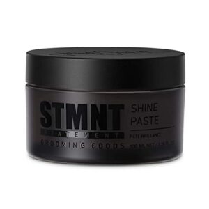 stmnt grooming goods shine paste, 3.38 oz | natural shine finish | strong control | non-greasy formula