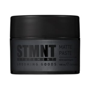 stmnt grooming goods matte paste 3.38 oz | all day strong hold & high volume | hair clay paste for men | non-greasy formula | texture paste for hair | ideal for dry & damp hair | mens hair styling