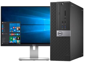 dell optiplex 7040 small form factor pc, intel quad core i5 6500-3.2 ghz,16gb ddr3l ram, 512gb ssd, wifi, windows 10 pro 64-with 22 lcd panel(renewed)