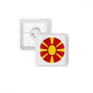 diythinker macedonia europe national emblem keycap mechanical keyboard pbt gaming upgrade kit