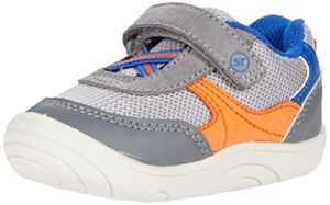 stride rite 360 boys gogo athletic, grey/orange