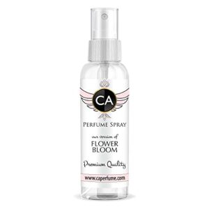 ca perfume impression of flowerbloom for woman travel size sample fragrance eau de parfum sprayer ( 2 fl oz/ 60 ml )