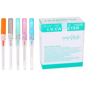 catheter piercing needles,50pcs mixed iv catheter needles 14g 16g 18g 20g and 22g ear nose piercing needles hollow needles for lip tongue belly navel nipple cartilage piercing kit