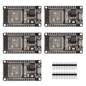 dorhea 5pcs esp32 esp-32s wifi development board unassembled nodemcu-32s microcontroller processor integrated chip cp2102 compatible with ide