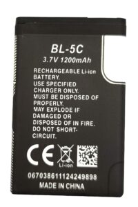 fithood bl-5c rechargeable battery suitable for household radio with current protection(3.7v 1200mah)