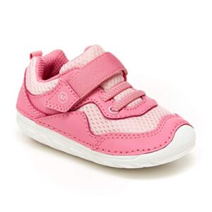 stride rite baby boys soft motion rhett sneaker, pink, 5 toddler us