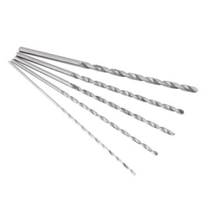 extra long brad point hss drill bit, 2-5mm diameter x 150mm length, straight shank drill bits for wood plastic and aluminum