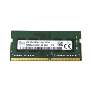 hynix sk hma851s6djr6n-vk arbeitsspeicher (4 gb ddr4, 2666 mhz, nicht-ecc, sodimm)