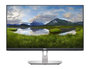 dell s2421h 24 inch full hd 1080p monitor, ips ultra-thin bezel, 2 x hdmi ports, built-in speakers, silver