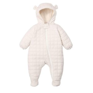 baby girl boy snowsuit 0-3 months down jacket hooded romper jumpsuit infant spring winter outwear