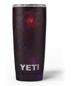 design skinz dark age geometric v13 - skin decal vinyl wrap kit compatible with the yeti rambler cooler tumbler cups