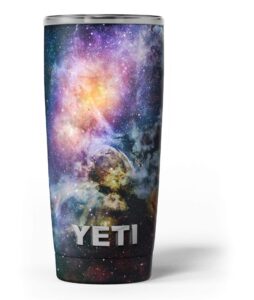 design skinz rust and bright neon colored stary sky - skin decal vinyl wrap kit compatible with the yeti rambler cooler tumbler cups