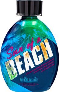 tanning paradise sun of a beach instant black bronzing | vitamin rich tanning lotion 13.5oz