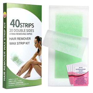 wax strips for women hair removal (pink)