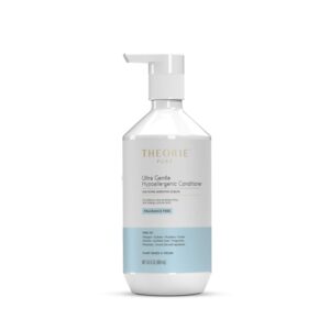 theorie pure collection hypoallergenic conditioner-plant & vegan - conditions, soothe itchy & allergy prone skin - fragrance-free - ultra sensitive scalp, pump bottle - 400ml - pack of 1