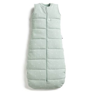 ergopouch 2.5 tog winter jersey sleeping bag – organic cotton baby sleeping bag, made of soft & breathable material for peaceful night's sleep – baby wearable blanket (sage, 3-12 months)