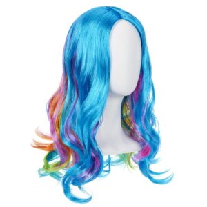 rainbow high rainbow wig – 18"" role play wig for girls (572534euc)