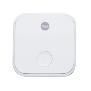 yale 05/401g00/wh - connect wi-fi bridge - remote access, voice assistant integration for your linus yale smart lock.